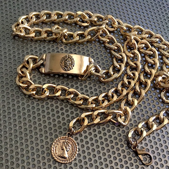 Vintage | Accessories | Vtg Lion Chain Belt | Poshmark